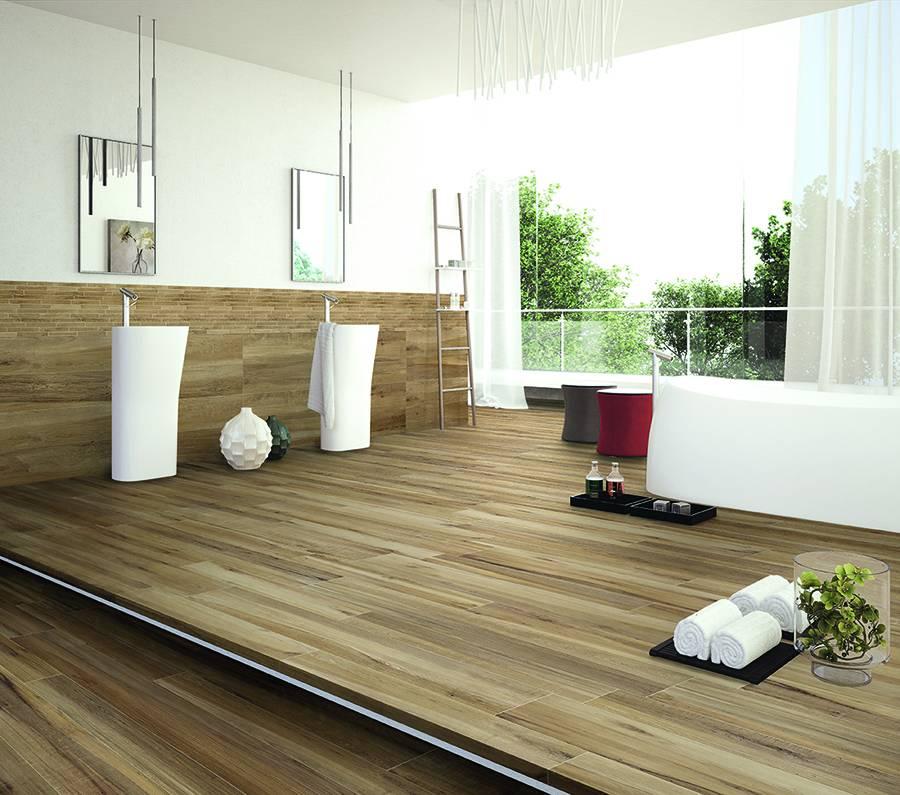 Carrelage sol bois foncé - Carwood | Au Fil Du Bain