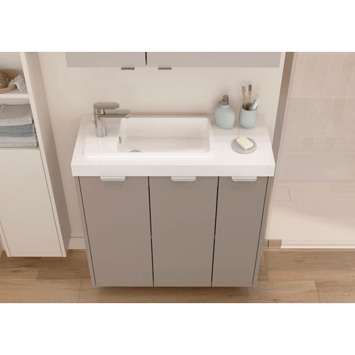 plan-vasque Optimise blanc brillant - Delphy - Optimise | Au Fil Du Bain