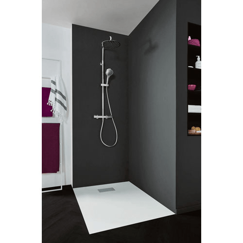 Receveur céramique zéro ressaut PN 18 - DOMAO 200 | Au Fil Du Bain